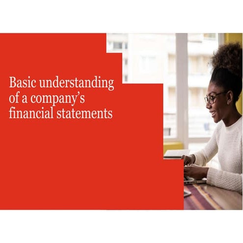 Basic Understanding Of a Company's Financial Statement | PPTX