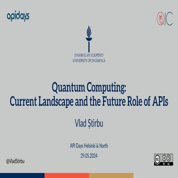 Quantum Computing: Current Landscape and the Future Role of APIs | PDF ...