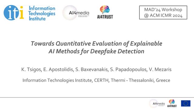 Explainable Deepfake Image/Video Detection | PPTX Explainable Deepfake Image/Video Detection | PPTX