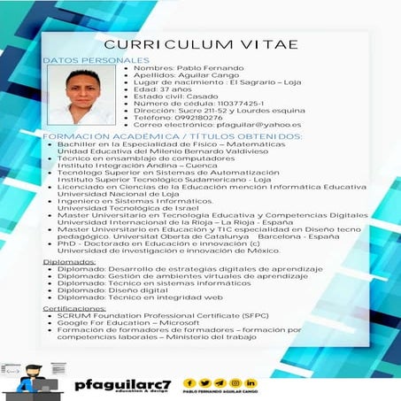 Curriculum vitae 2020 | PDF