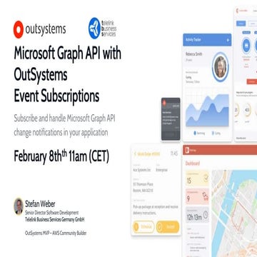 Microsoft Graph API with OutSystems Event Subscriptions | PPTX