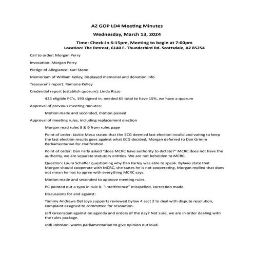2024 03 13 AZ GOP LD4 Gen Meeting Minutes_FINAL.docx