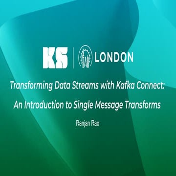 Transforming Data Streams With Kafka Connect An Introduction To Single