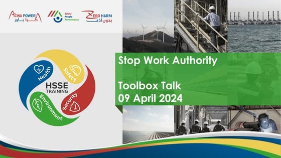 Stop Work Authority Power Point Presentation | PPTX
