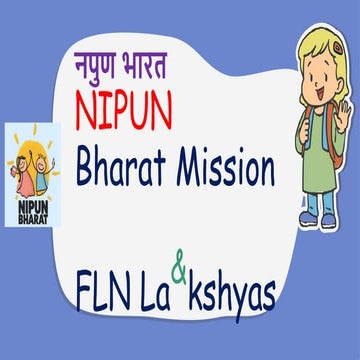 NIPUN BHARAT MISSION PPT FOR NEP2020 MISSION OBJECTIVE | PPTX