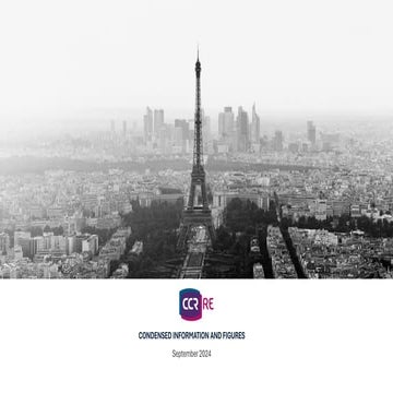 CCR Re - Investors Presentation - Condensed Information and Figures ...