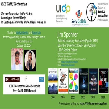 20241013 IEEE_TAMU_Technothon Jim_Spohrer ISSIP v9.pptx