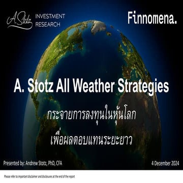 20241204_A. Stotz All Weather Strategy - Weights update & Performance ...