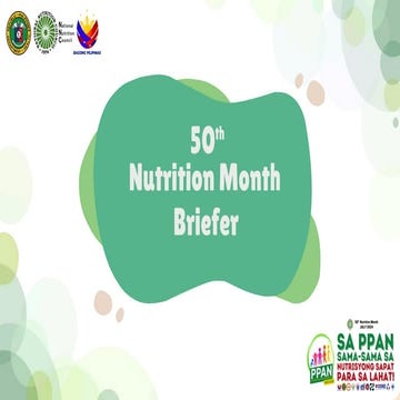 2024 Briefer PPan nutrition month celebration | PDF