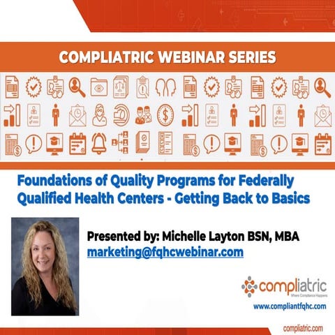 2024 Compliatric Webinar Series - Foundations of Quality Programs for ...