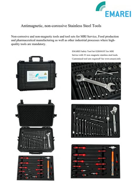 MRI Tool Kit E2I0500BC Plus Presentation | PDF