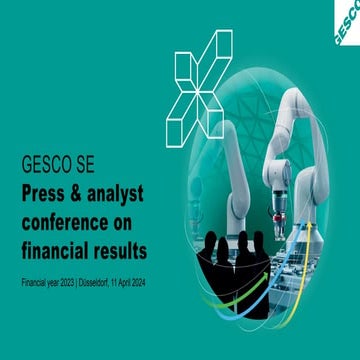 GESCO SE Press and Analyst Conference on Financial Results 2024 | PDF