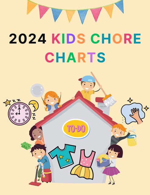 Chores Chart for Teens | Easy Chore List for Teenagers | PDF