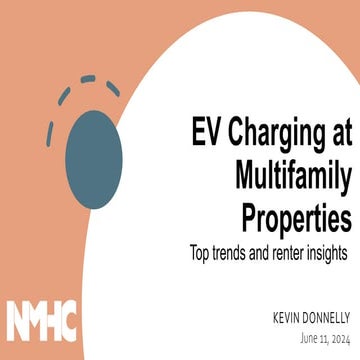 EV Charging at Multifamily Properties by Kevin Donnelly | PPTX