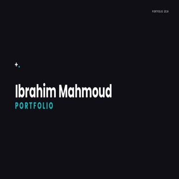 Ibrahim Mahmoud l Social Media Marketing Portfolio | PDF