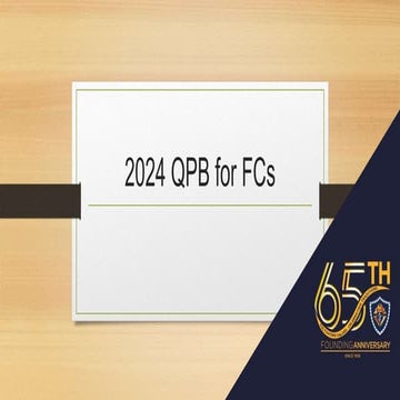 2024 Quarter Production Bonus Guidelines for Fraternal Counselors | PPTX