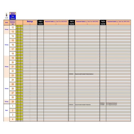 2024 civil engineering wits year planner | PDF