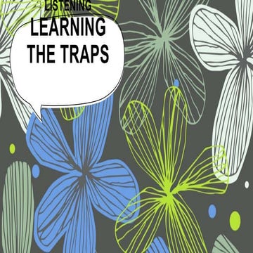 Common traps in listening tests for inte learners | PPT