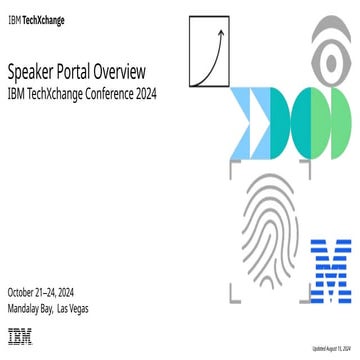 2024 TechXChange Speaker Portal Overview.PPTX