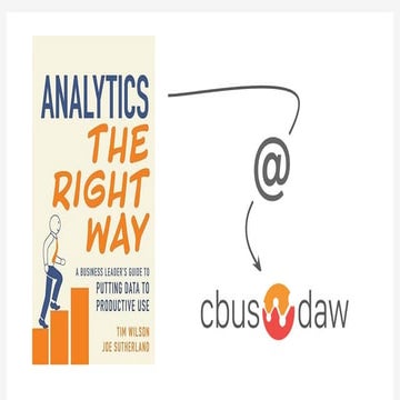 Analytics the Right Way: Book Release/Signing at Feb 2025 Columbus Data ...