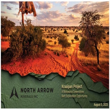 North Arrow Minerals Corporate and Kraaipan Project Update | PDF