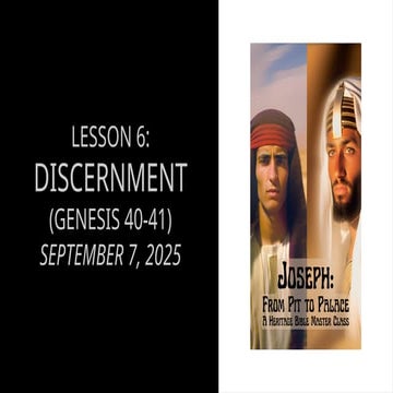 Story of Joseph | PPT