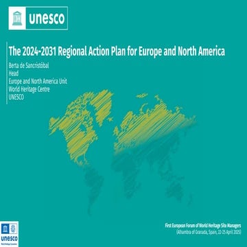 The 2024-2031 Regional Action Plan for Europe and North America First ...