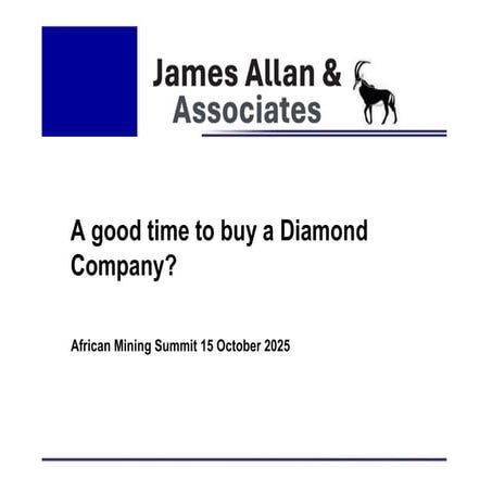 De beer's diamond dilemma case study | PPTX
