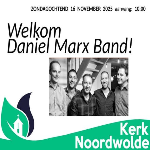 Daniel Marx Band in KerkNoordwolde live | PPTX