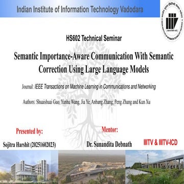 Semantic Importance-Aware Communication With Semantic Correction Using ...