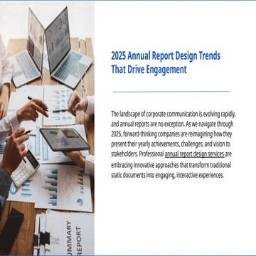 2025 Annual Report Design Trends That Drive Engagement.pptx