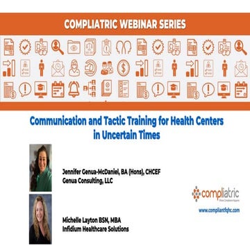 2025 Compliatric Webinar Series - Communication and Tactic Training for ...