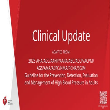 2025 High Blood Pressure Guideline Clinical Slides.pptx