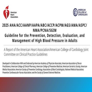 2025 High Blood Pressure Guideline Slide Set.pptx