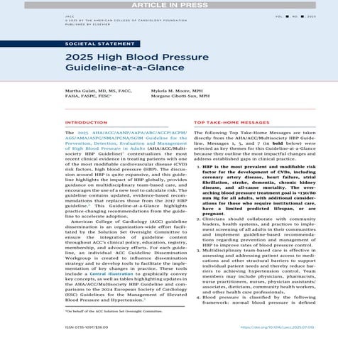 2025 High Blood Pressure Guideline Slide Set.pptx