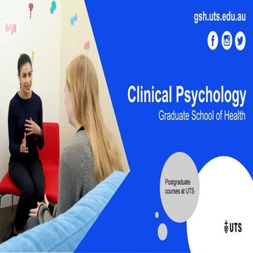 UTS Clinical Psychology Webinar Presentation | PPTX