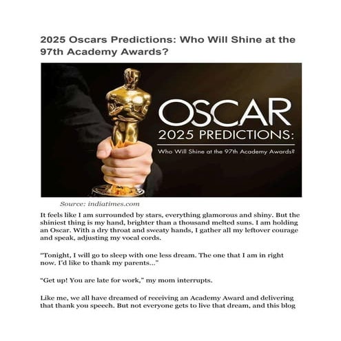 2025 Oscars Predictions_ Who Will Shine at the 97th Academy Awards.pdf