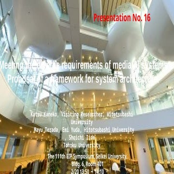 A Framework for System Architectures that Address Diverse Requirements ...