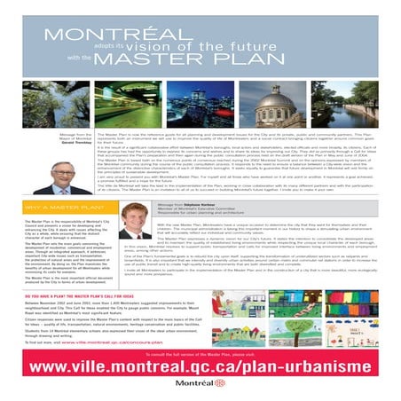 Montreal Master Plan | PDF