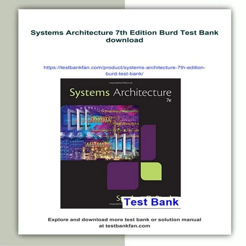 Systems Architecture 7th Edition Burd Test Bank | PDF