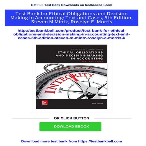 Ethical Obligations and Decision Making in Accounting.docx