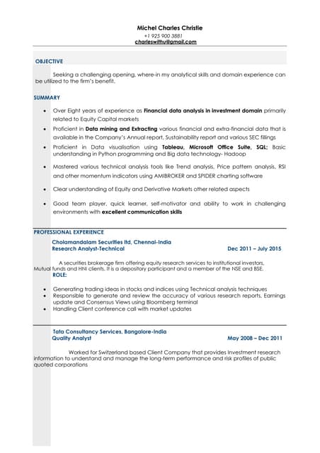 Chandu_Resume | PDF