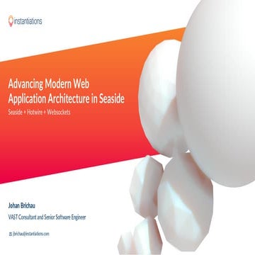 Advancing Modern Web Application Architecture in Seaside | PDF