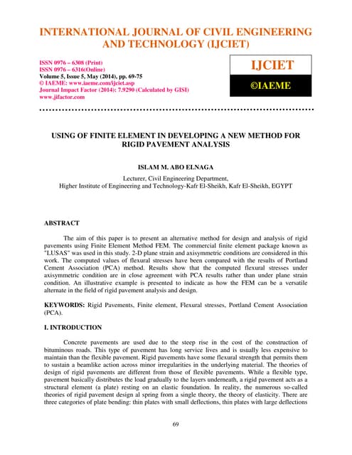 Determining equivalent single wheel load.(ESWL) | PPTX