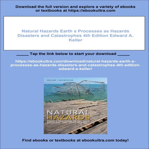 Natural Hazards Earth s Processes as Hazards Disasters and Catastrophes ...