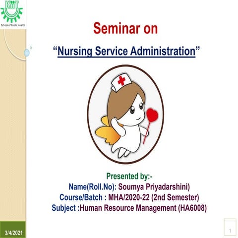 Nursing Service Administration | PPTX
