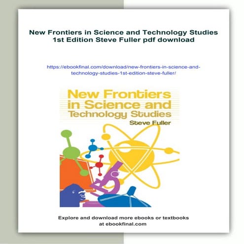 New Frontiers in Science and Technology Studies 1st Edition Steve ...