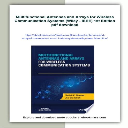 Multifunctional Antennas and Arrays for Wireless Communication Systems (Wiley - IEEE) 1st ...