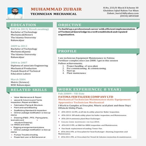 Cv of muhammad yousaf%% | PDF