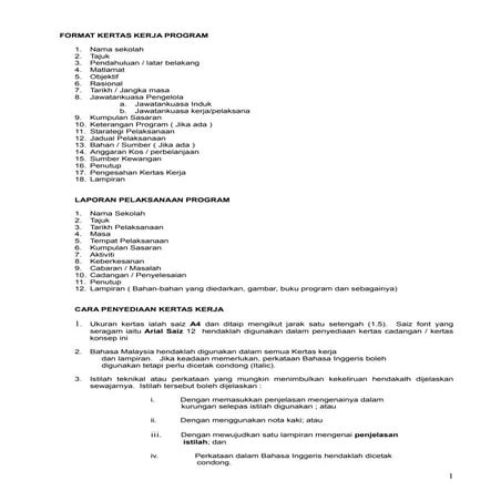 20403474 format-kertas-kerja | PDF